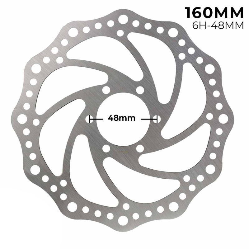 Disc frana trotineta 160 mm 6 gauri 48MM